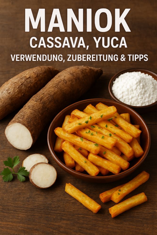 Maniok (Cassava, Yuca) – Verwendung, Zubereitung & Tipps