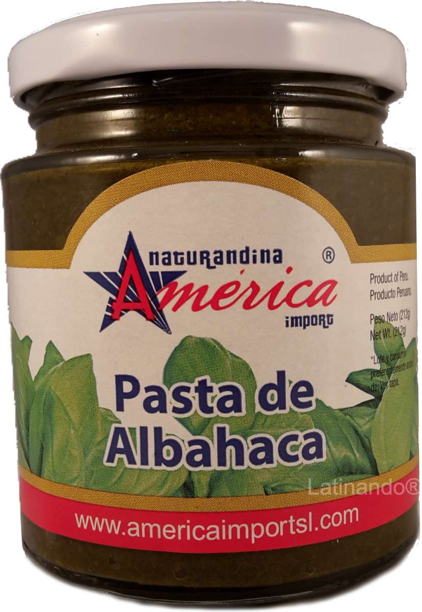 Basilikumpaste - Pasta de Albahaca - 212g | Latinando